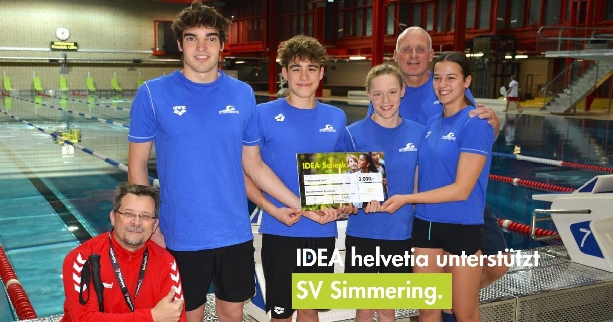 IDEA helvetia: SV Simmering schwimmt auf Erfolgswelle